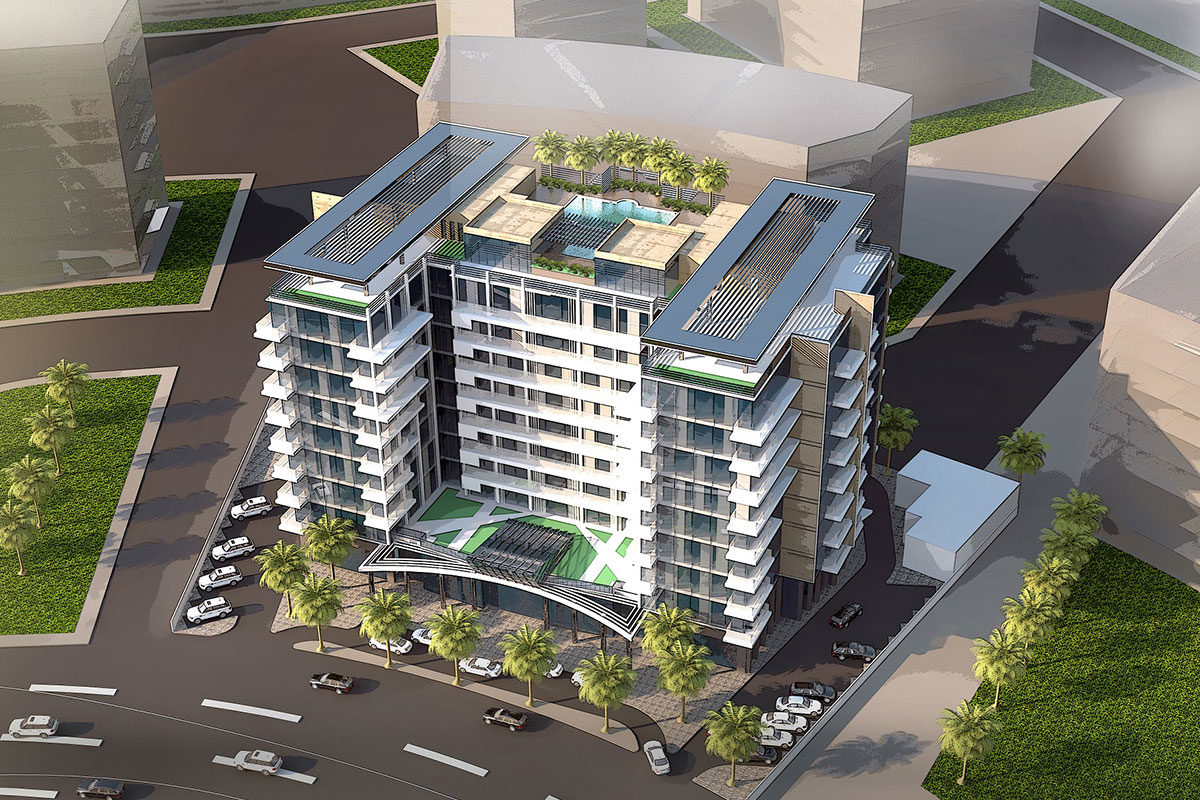 G+8 Residential/Commercial Building - Clemson